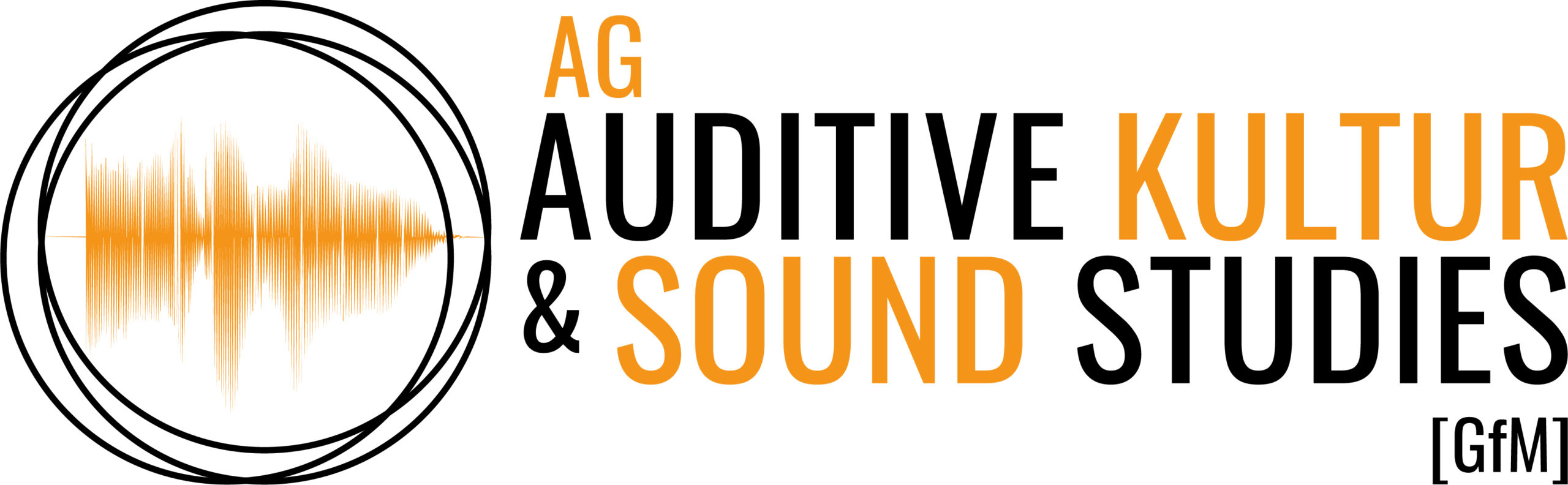 Logos der AG Auditive Medienkulturen und Sound Studies